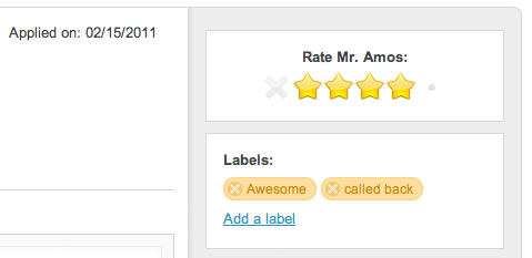 New Feature: Labels - ZipRecruiter