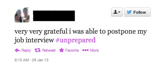 You Aren't Getting a Job Because You Tweet Things Like This - ZipRecruiter