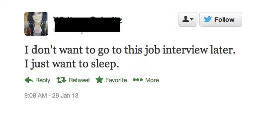 You Aren't Getting a Job Because You Tweet Things Like This - ZipRecruiter