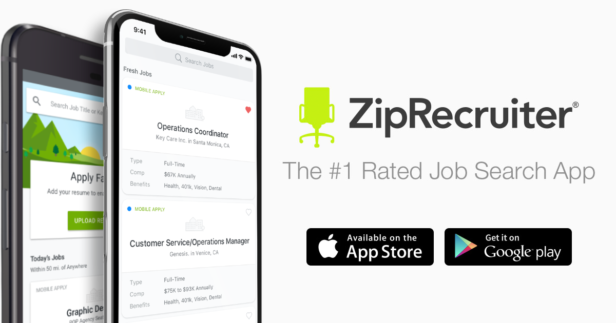 Power Your Job Search With the New ZipRecruiter Mobile App