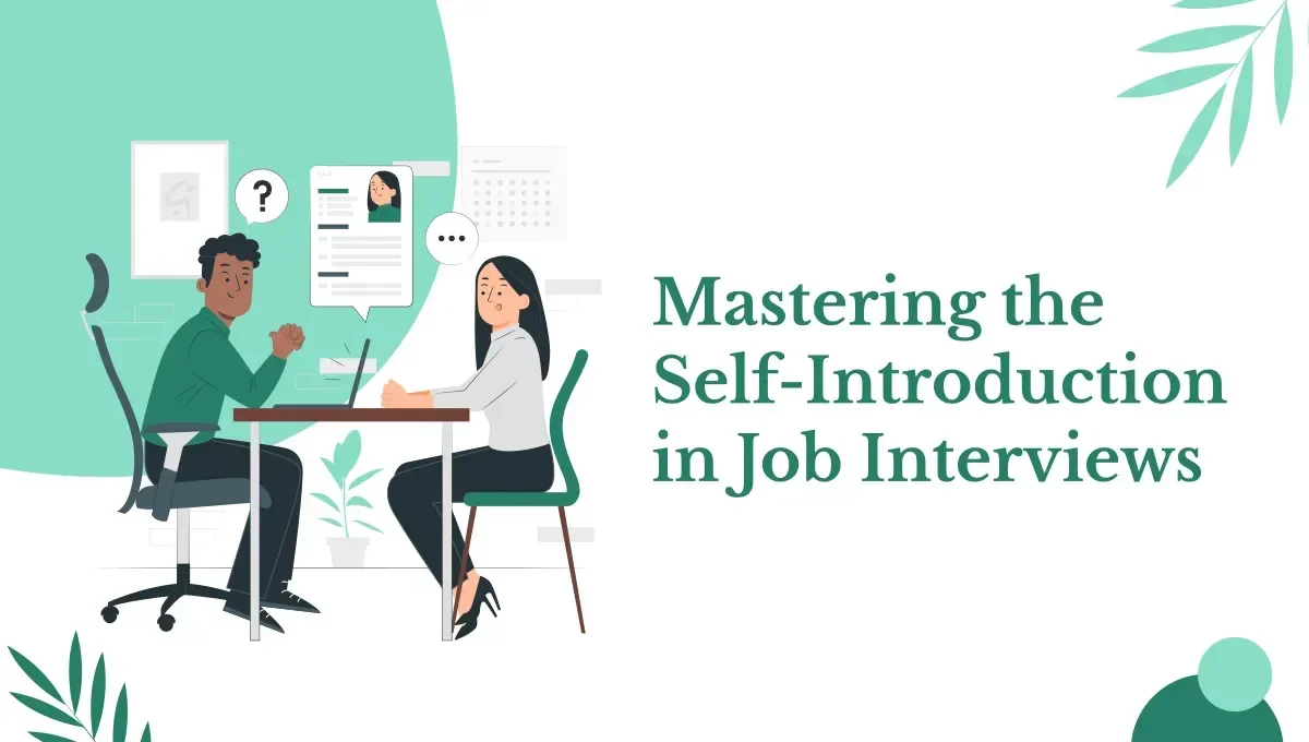 Mastering the Self-Introduction in Job Interviews - Ziprecruiter