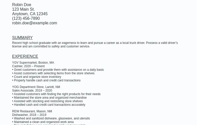 No Experience Resume Template 5 Entry Level Engineering Resume